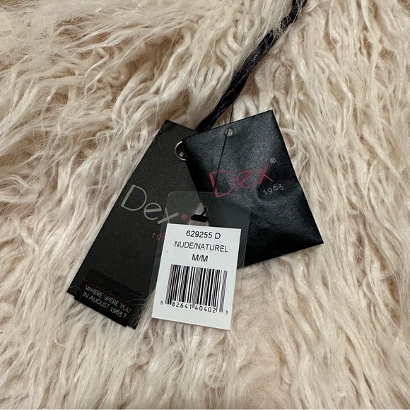 Dex | Jackets & Coats | Nwt Dex Faux Fur Cream Nude Fuzzy Outer Vest ...